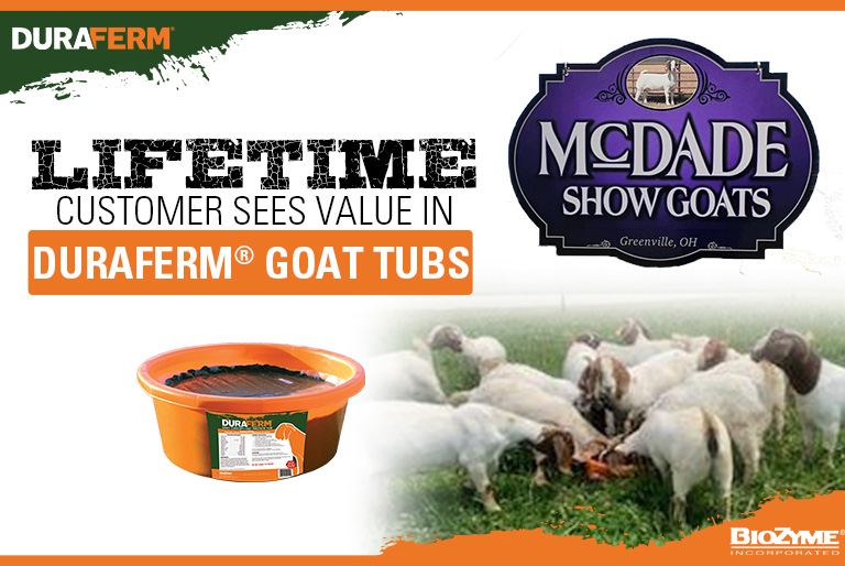 Lifetime Customer Sees Value in DuraFerm® Goat Tubs - DuraFerm